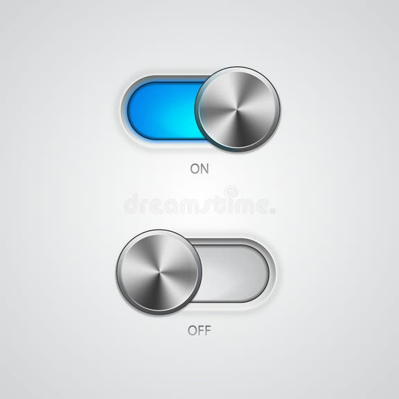 Toggle Switch Off Position Stock Illustrations – 490 Toggle Switch Off ...