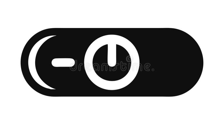 Toggle Switch Off Vector Icon for Power and Settings, Vector Design ...