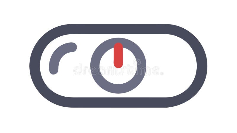 Toggle Switch Power Button, for Control and Activation, Vector Design Generative AI Stock Vector ...