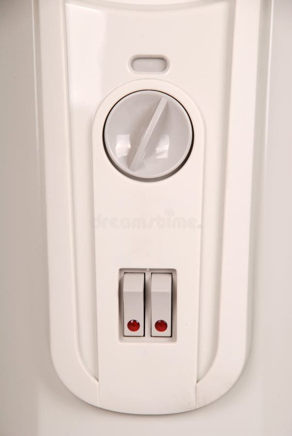 Toggle switch with red LED stock photo. Image of start - 80090416