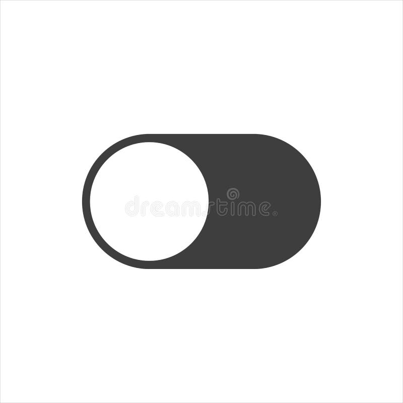 Toggle Switch Vector Icon, on and Off Position Simple Icons, Modern ...