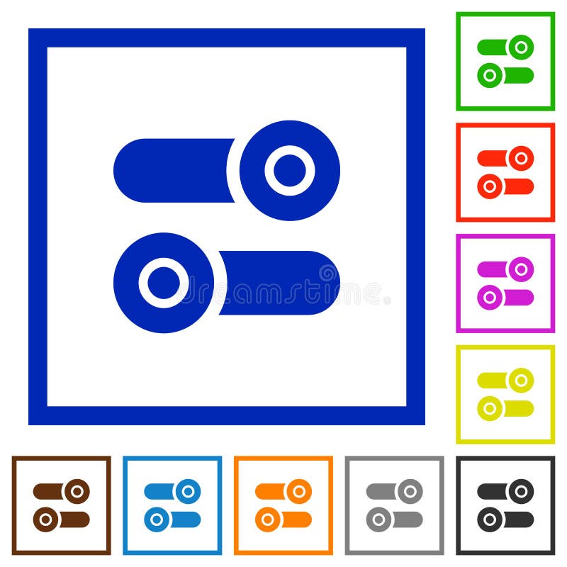 Icons Switches, Electrical Symbols Stock Vector - Illustration of ...