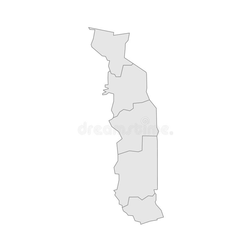 Grey Blank Vector Editable Map Eps Stock Illustrations – 198 Grey Blank ...