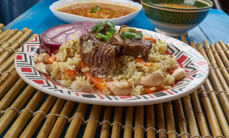 Tograma de Plov foto de archivo. Imagen de delicioso - 113143946