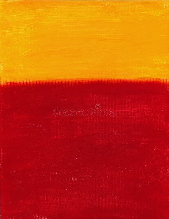Toile rouge et jaune photo stock. Image du jaune, horizontal - 455864