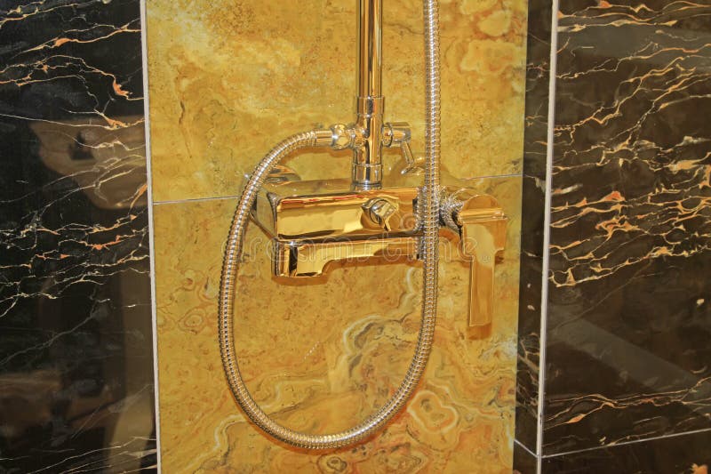 Toilet Bath Facilities Control Switch Stock Image - Image of stainless ...