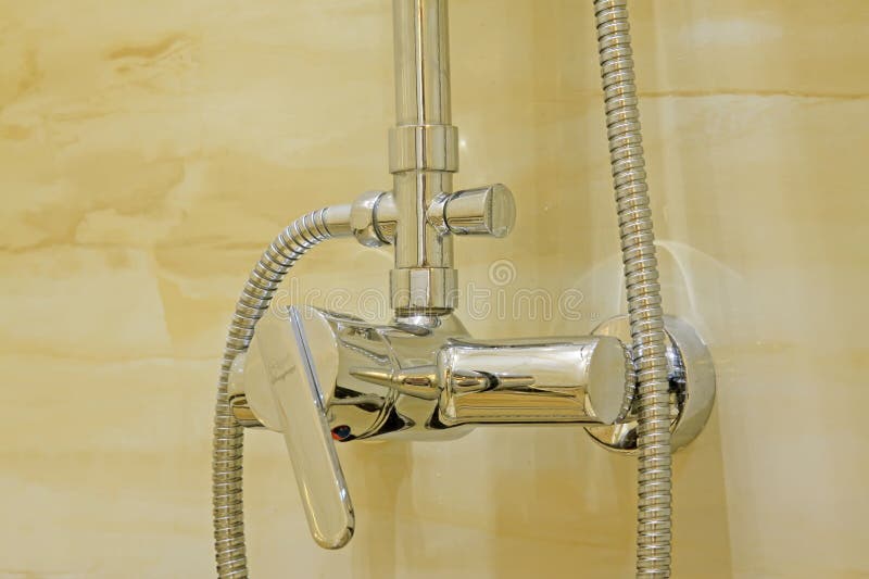Toilet Bath Facilities Control Switch Stock Image - Image of control ...