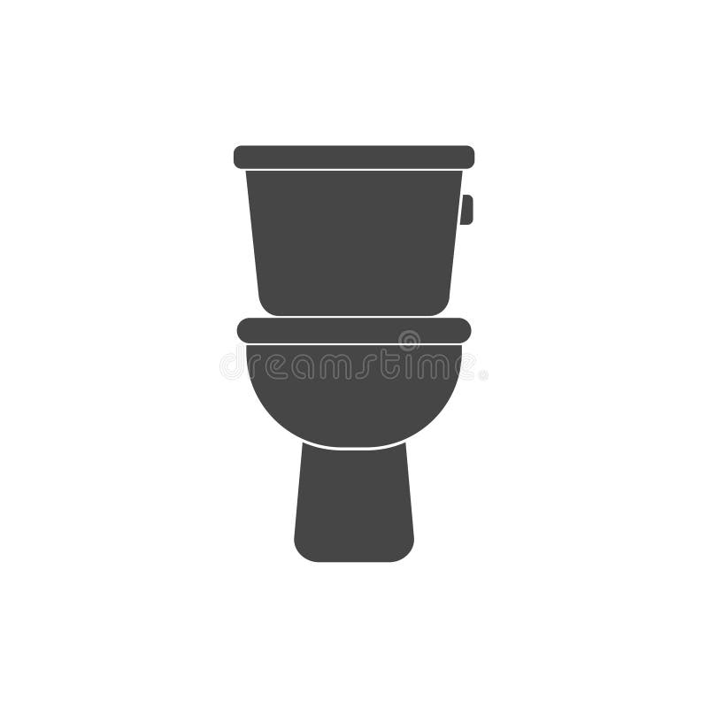 Toilet bowl icon stock vector. Illustration of flat - 171300722