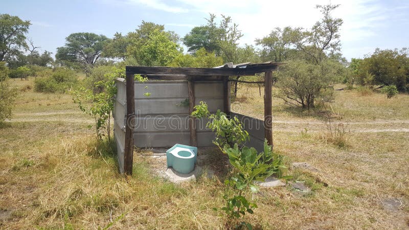 Bush toilet stock photo. Image of track, forest, reserve - 4800956