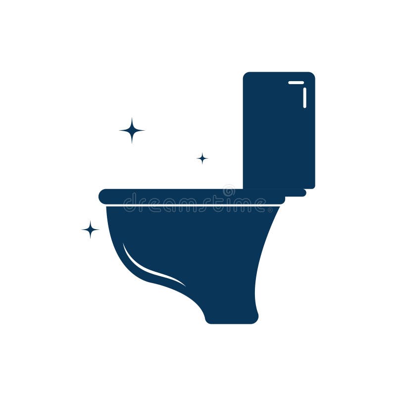Toilet Clean Icon Design. Toilet Clean Icon Trendy Flat Style Design. Vector Illustration Stock ...