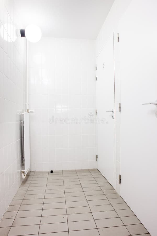 Toilet corridor stock photo. Image of door, light, public - 49581024