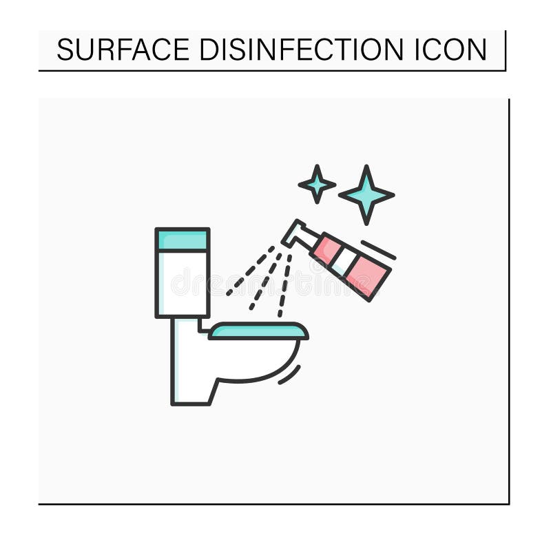 Disinfection Color Line Icon Set, Cleaning Symbols Collection, Vector ... Disinfection Color Line Icon Set, Cleaning Symbols Collection, Vector ...