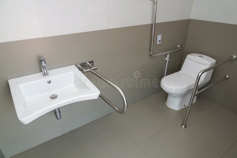 Toilet with Friendly Design Stock Image - Image of people, bath: 125053097