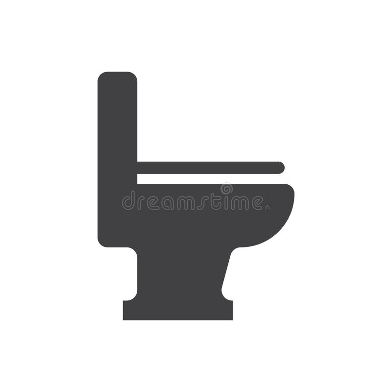Toilet icon stock vector. Illustration of washroom, toilet - 392207173