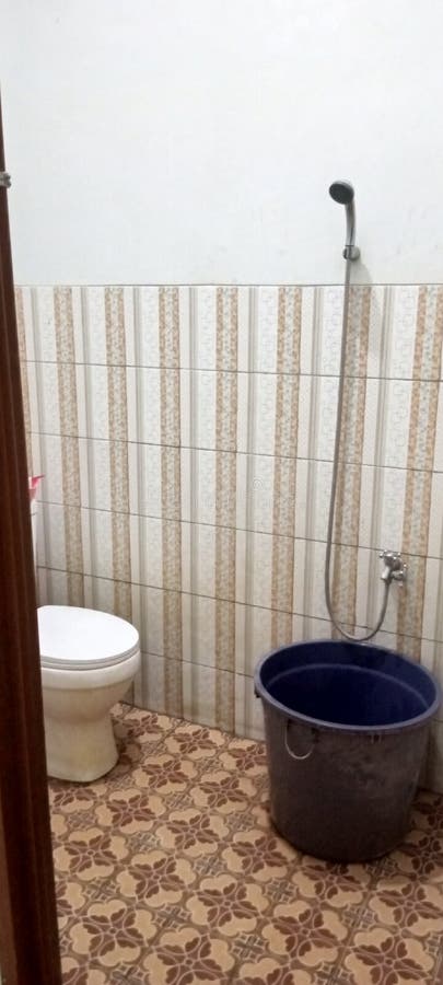 The toilet mmmmm stock image. Image of wall, property - 262910763