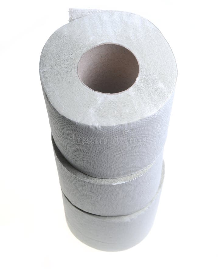 Toilet paper stock image. Image of roll, grey, three - 17830425