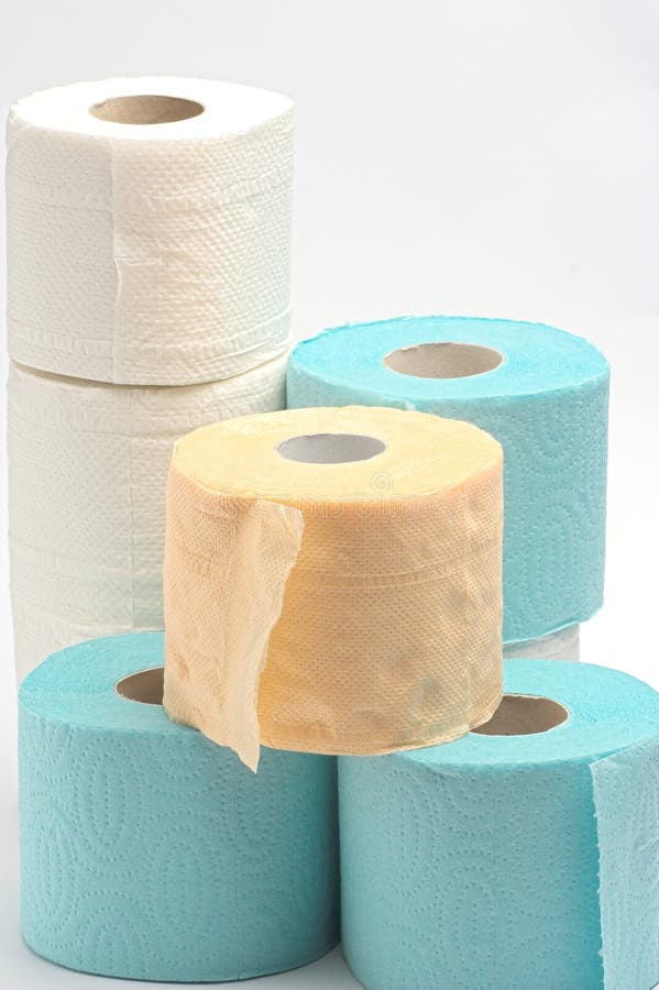 Toilet paper stock image. Image of white, bathroom, clean - 4239031