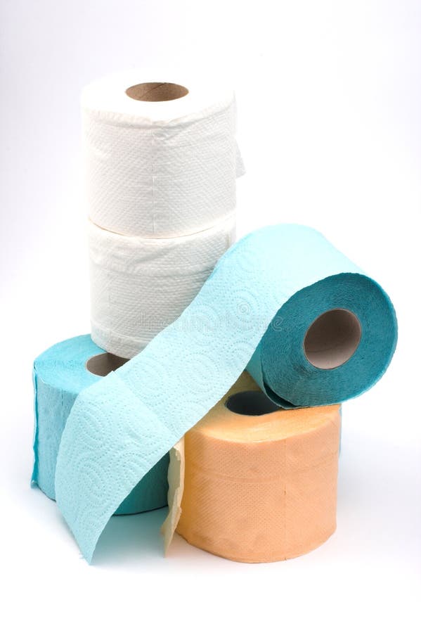 Toilet paper stock image. Image of clean, bathroom, lavatory - 4091697