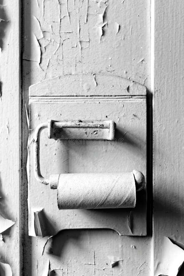 Old toilet paper roll stock image. Image of finished - 116420537
