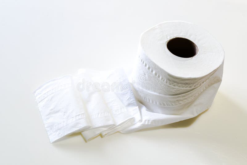 Toilet Paper from Rest Room Stock Photo - Image of toilet, purity: 77749000