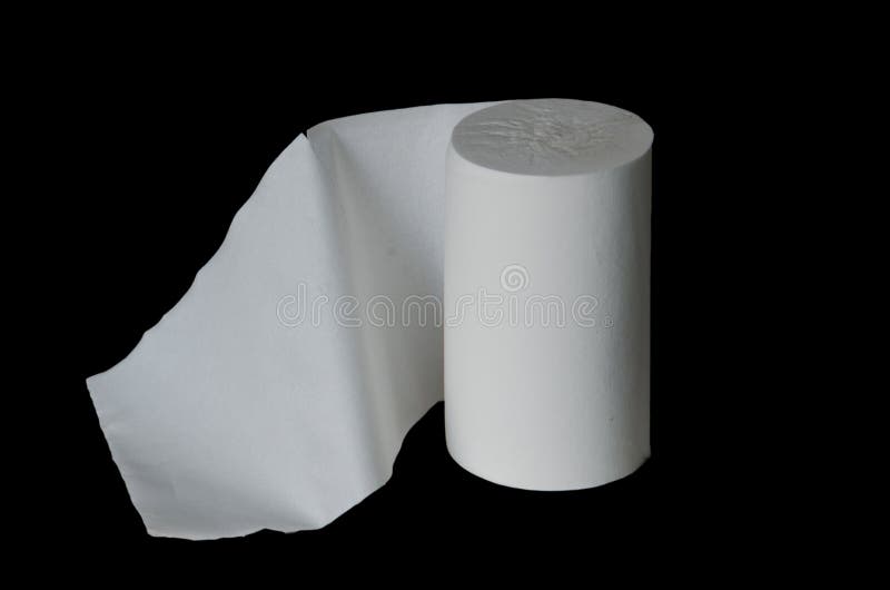 Toilet paper roll stock image. Image of bathroom, isolated - 40579323