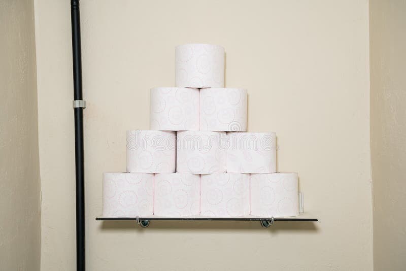 Toilet paper roll stock image. Image of isolated, simple - 176514673