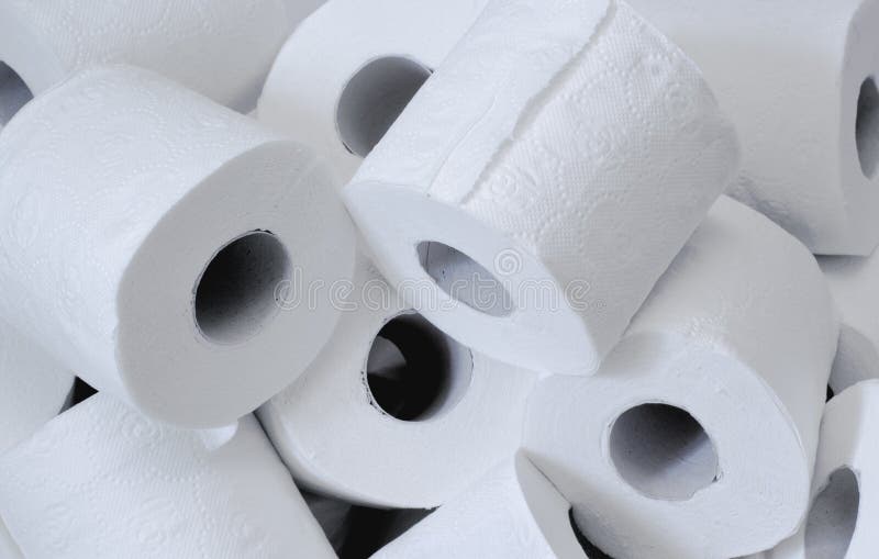 Toilet Paper Rolls stock image. Image of restroom, health - 231492317