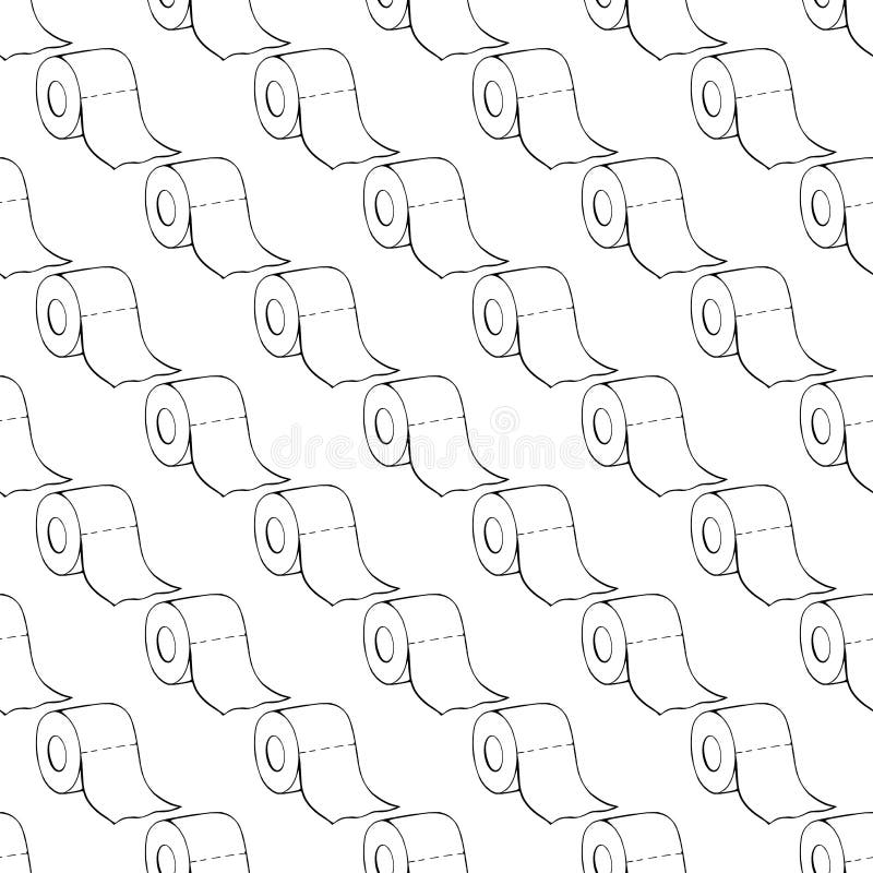White Toilet Paper Seamless Texture Stock Illustrations – 269 White ...