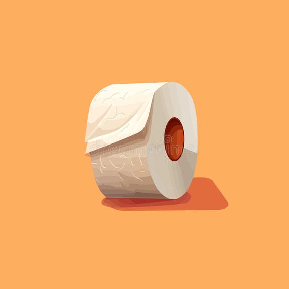 Toilet Paper Stack Vector Isolated Illustration Stock Vector ...