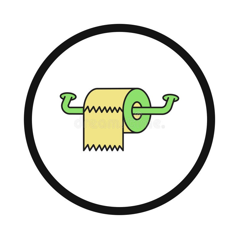 Toilet Paper, Paper, Tissue Paper, Toilet Paper Icon Stock Vector ...