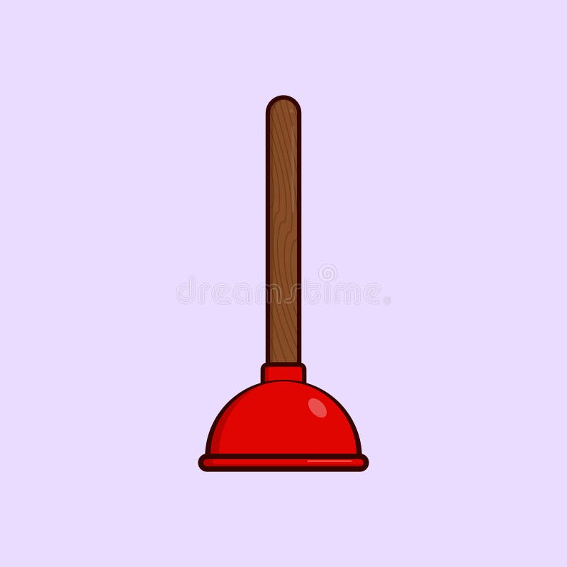 Toilet Plunger Vector Plunger Vector Icon Illustration Construction ...