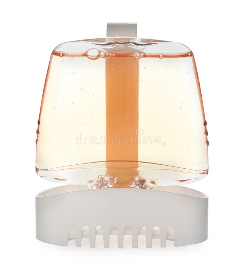 Toilet Rim Block Cleaner Isolated on White Stock Photo - Image of ...