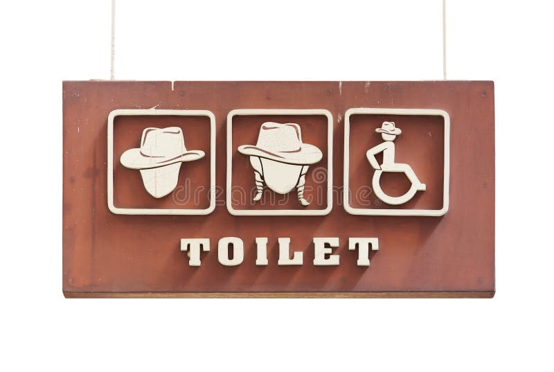 Cowboy Sign Toilet Stock Photos - Free & Royalty-Free Stock Photos from ...