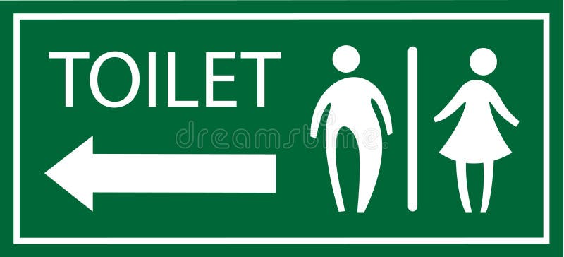 Toilet signage vector stock vector. Illustration of restroom - 116794952