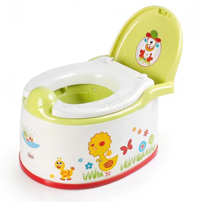 Toilet Training Pot for Small Children Isolated on Transparent ...