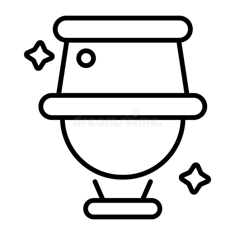 Toilet Vector Design of Flush Icon Stock Vector - Illustration of ...