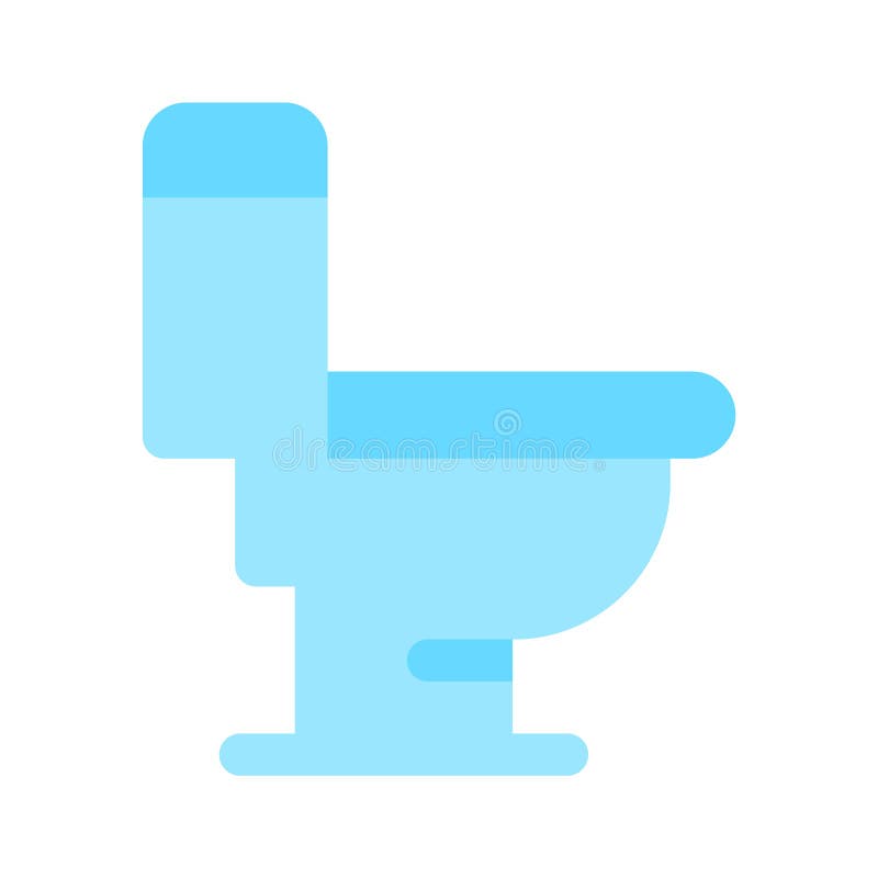 Toilet Vector Design of Flush Icon Stock Vector - Illustration of ...
