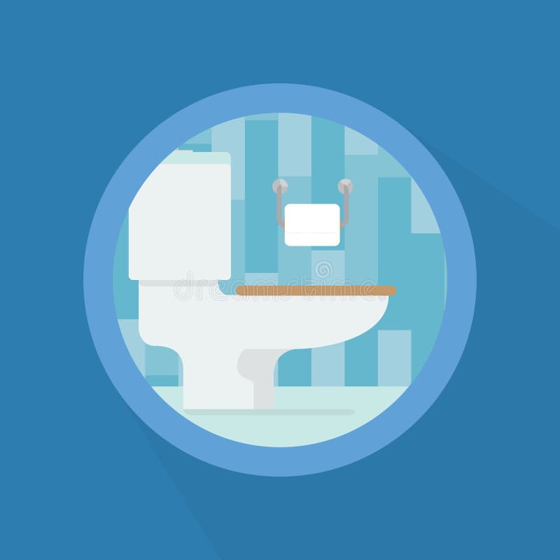 Toilet. Vector Illustration Decorative Design Stock Vector ...