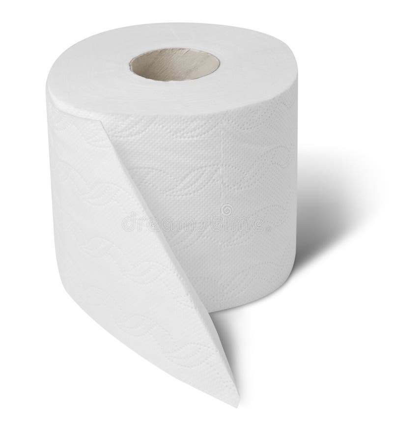 Toilet wc paper roll stock image. Image of household - 18342891