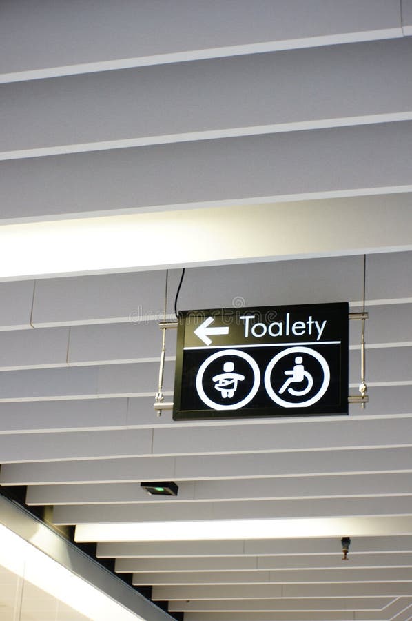 Toilets sign stock photo. Image of direction, black, sign - 39041522