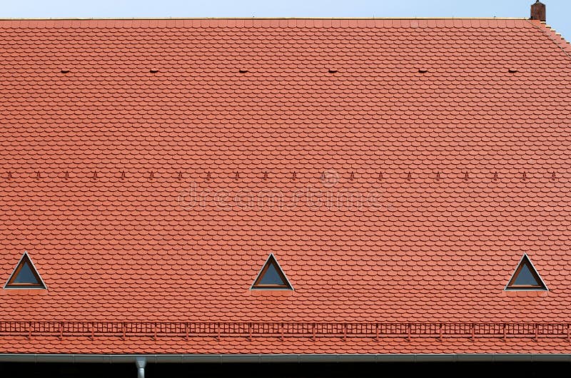 Toit rouge photo stock. Image du texture, surface, rouge - 9529298