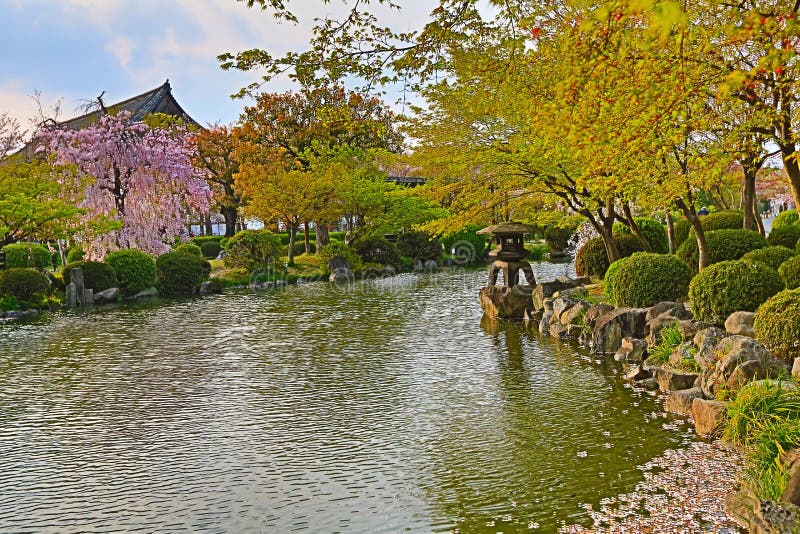 Toji Temple in Spring, Kyoto, Japan Stock Photo - Image of architecture ...