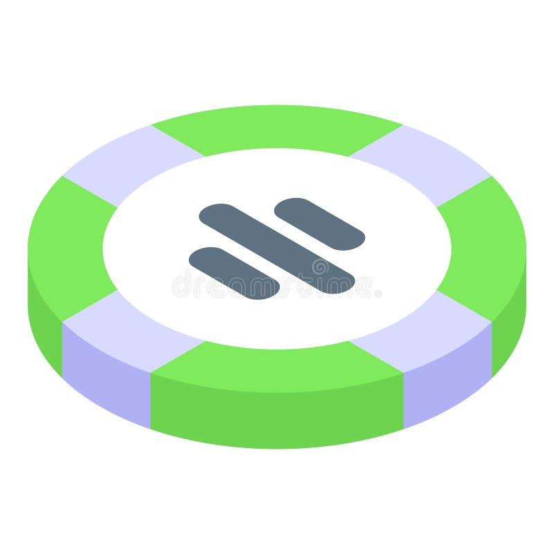 Token Icon, Isometric Style Stock Vector - Illustration of bitcoin ...