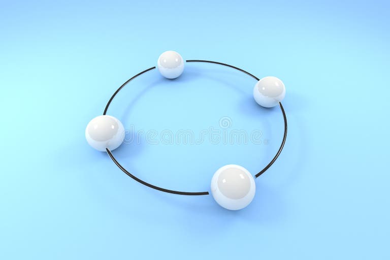 Token ring topology stock illustration. Illustration of network - 5181584