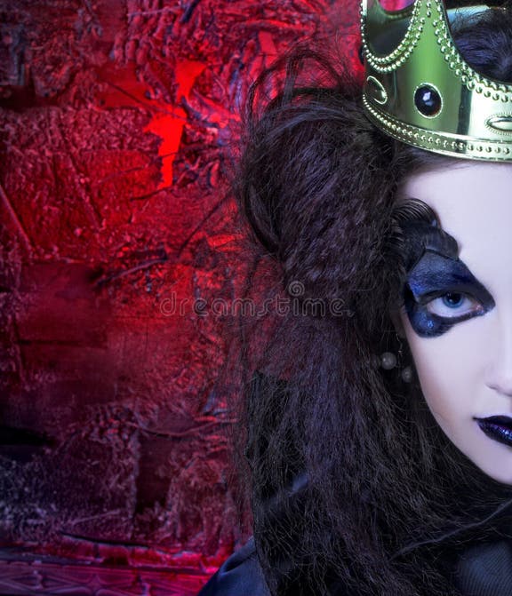 Tokig drottning arkivfoto. Bild av fantasi, flicka, händelse - 53632302