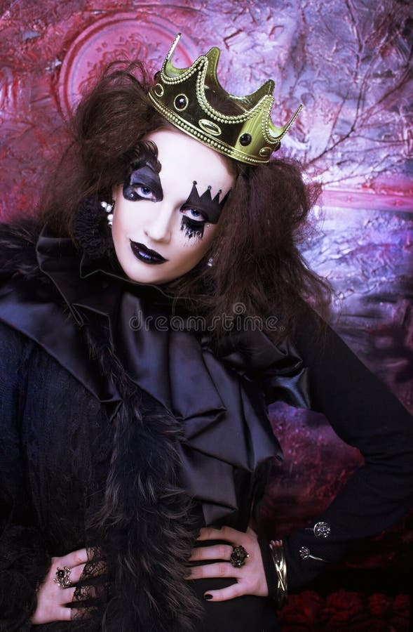 Tokig drottning arkivfoto. Bild av fantasi, flicka, händelse - 53632302