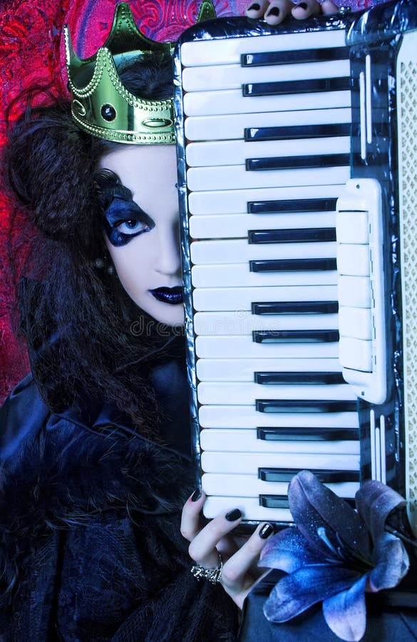 Tokig drottning arkivfoto. Bild av fantasi, flicka, händelse - 53632302