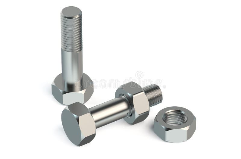 Bult, mutter och packning stock illustrationer. Illustration av objekt ...