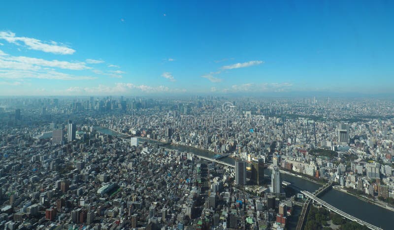 Tokyo from above stock photo. Image of elevated, asian - 67453324