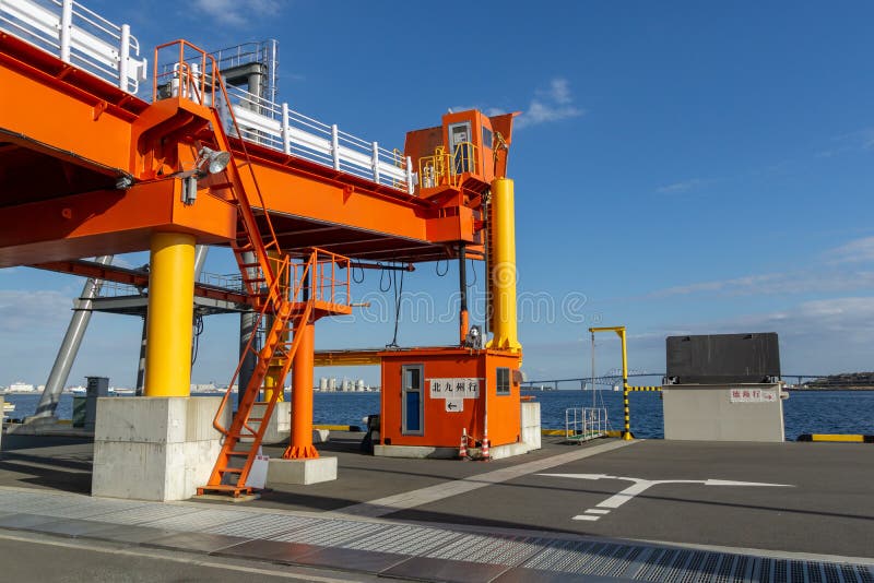 Tokyo Bay Ferry Terminal stock image. Image of passenger - 176401829